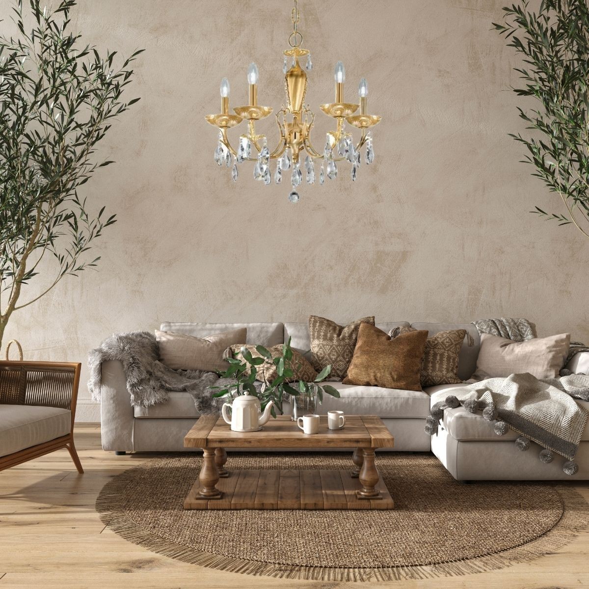 Lustre Pampilles CONNOR Transparent LED E14 8x5 W Nova Luce 8061203