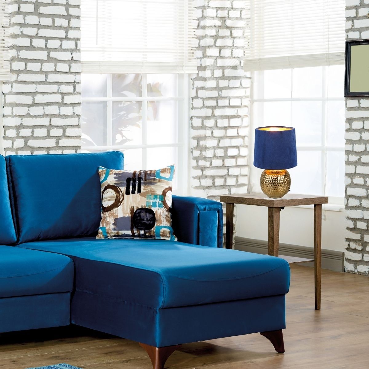 Lampe bleu design : suspension, plafonnier & lampadaire