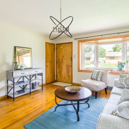 Suspension HOOPLA 8246-6BZ Searchlight | Boutica Design