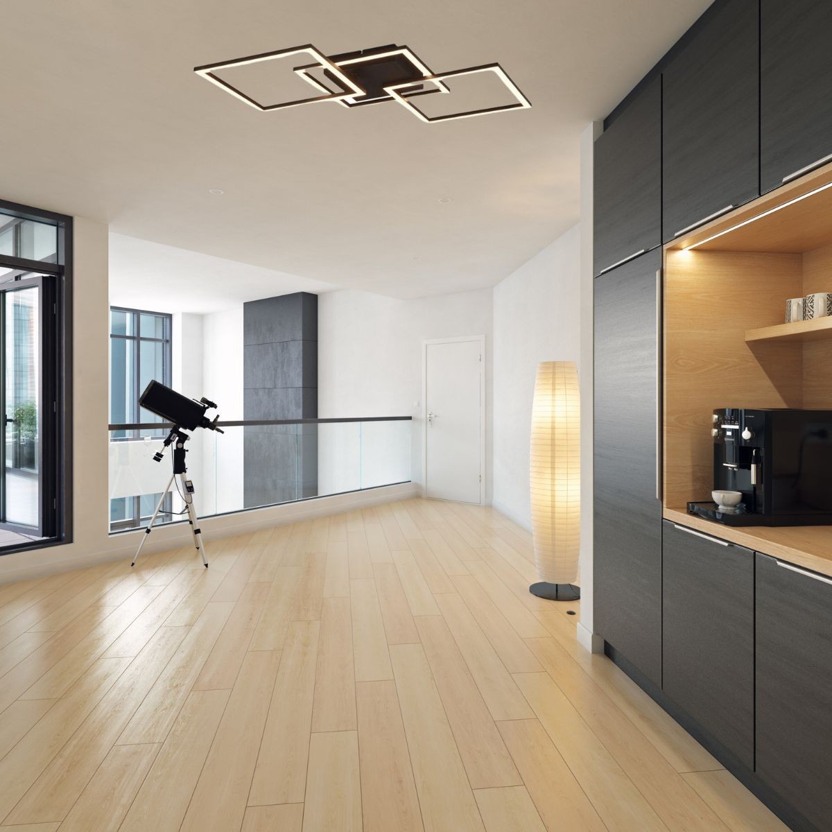 Plafonnier TRACK 51018SS Searchlight | Boutica Design