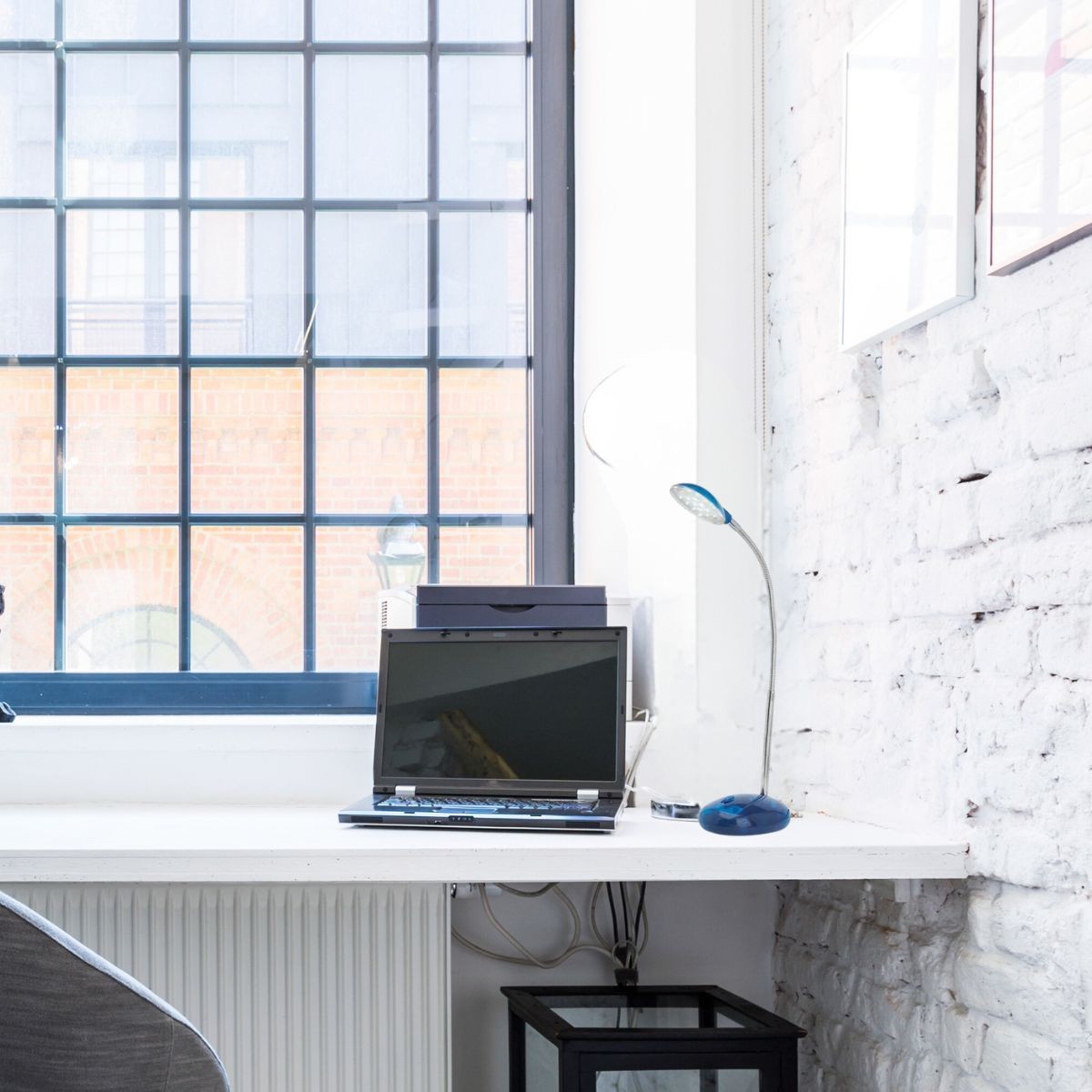 Lampe de bureau TIMMI 1x2W LED intégrée TRANSPARENT BLEU,