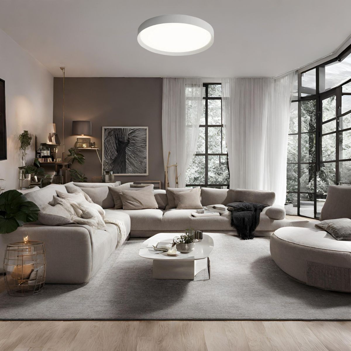 Plafonnier motif football SOCCER 3x3W GU10 ACIER VERT