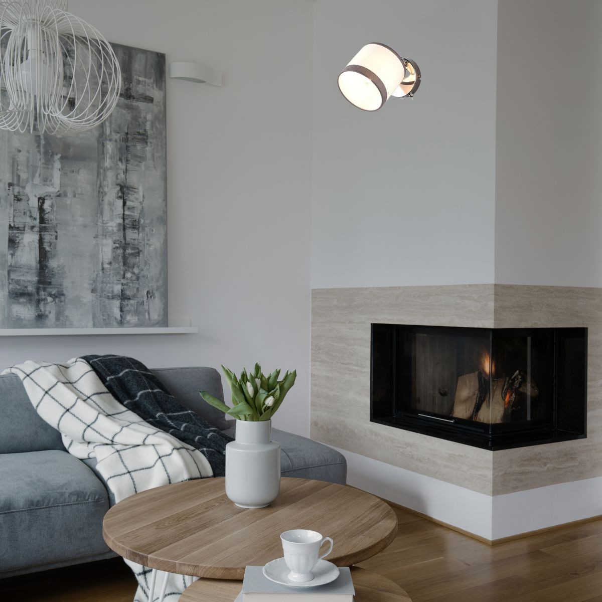 Applique Murale avec interrupteur Academy SMD LED 4W 3000K 350lm IP20 ...