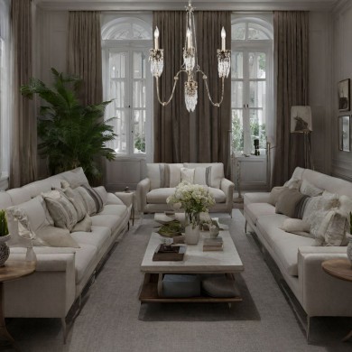 Lustre avec pampilles FLORIAN Or 12x40W Ideal Lux