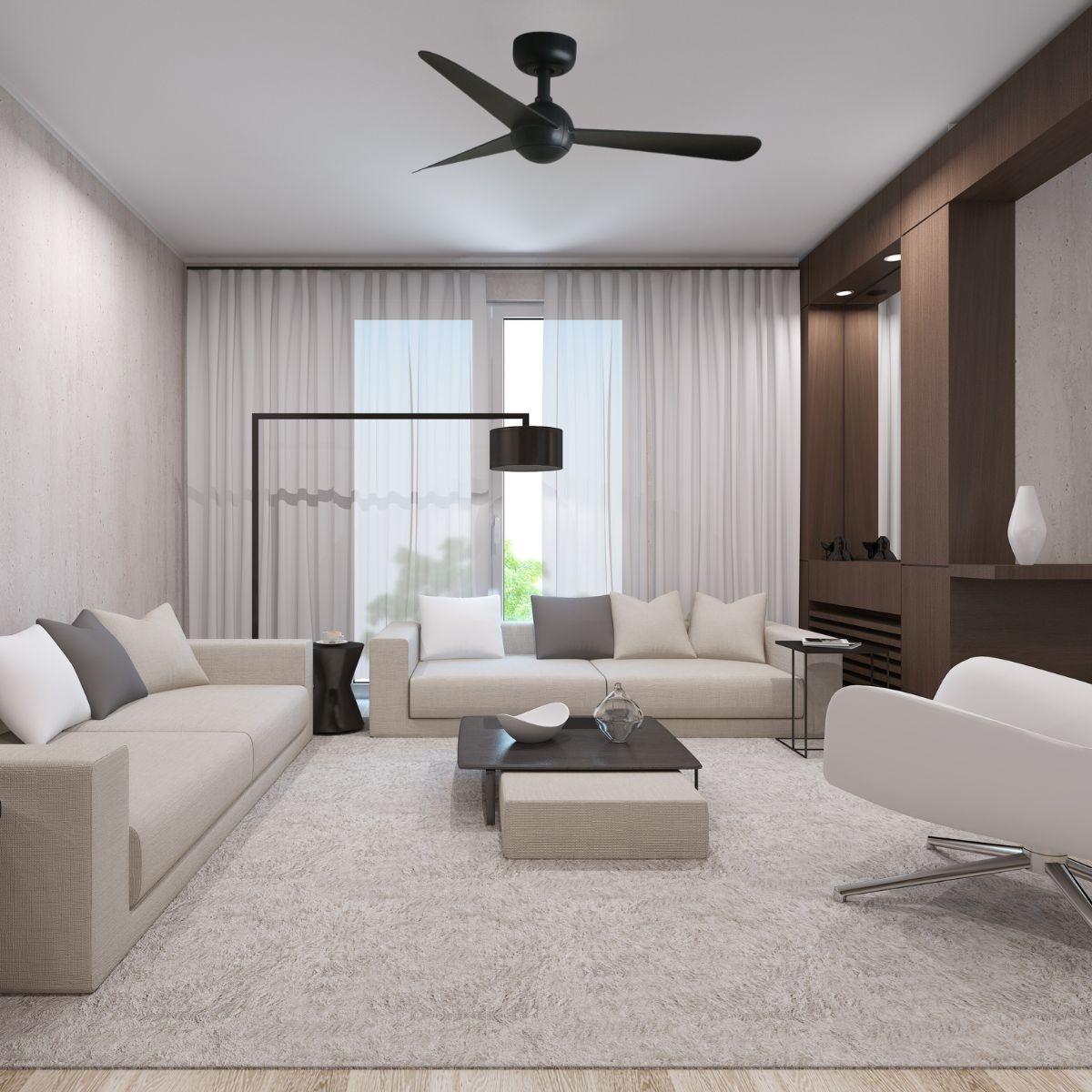 Ventilateur Plafond Molly MK-BK Atlas Fan