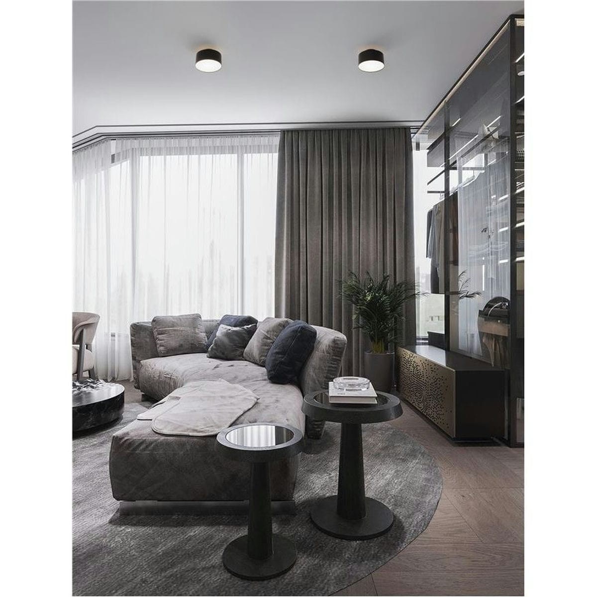 Spot OZEN Noir 9030736 | Boutica Design