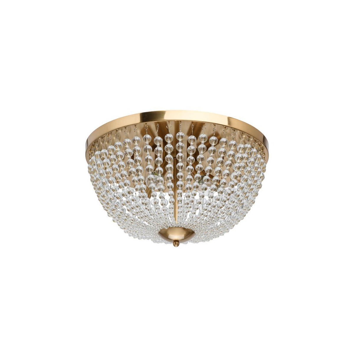 Plafonnier BASE Nickel LED GU10 2x5W Nova Luce 660002