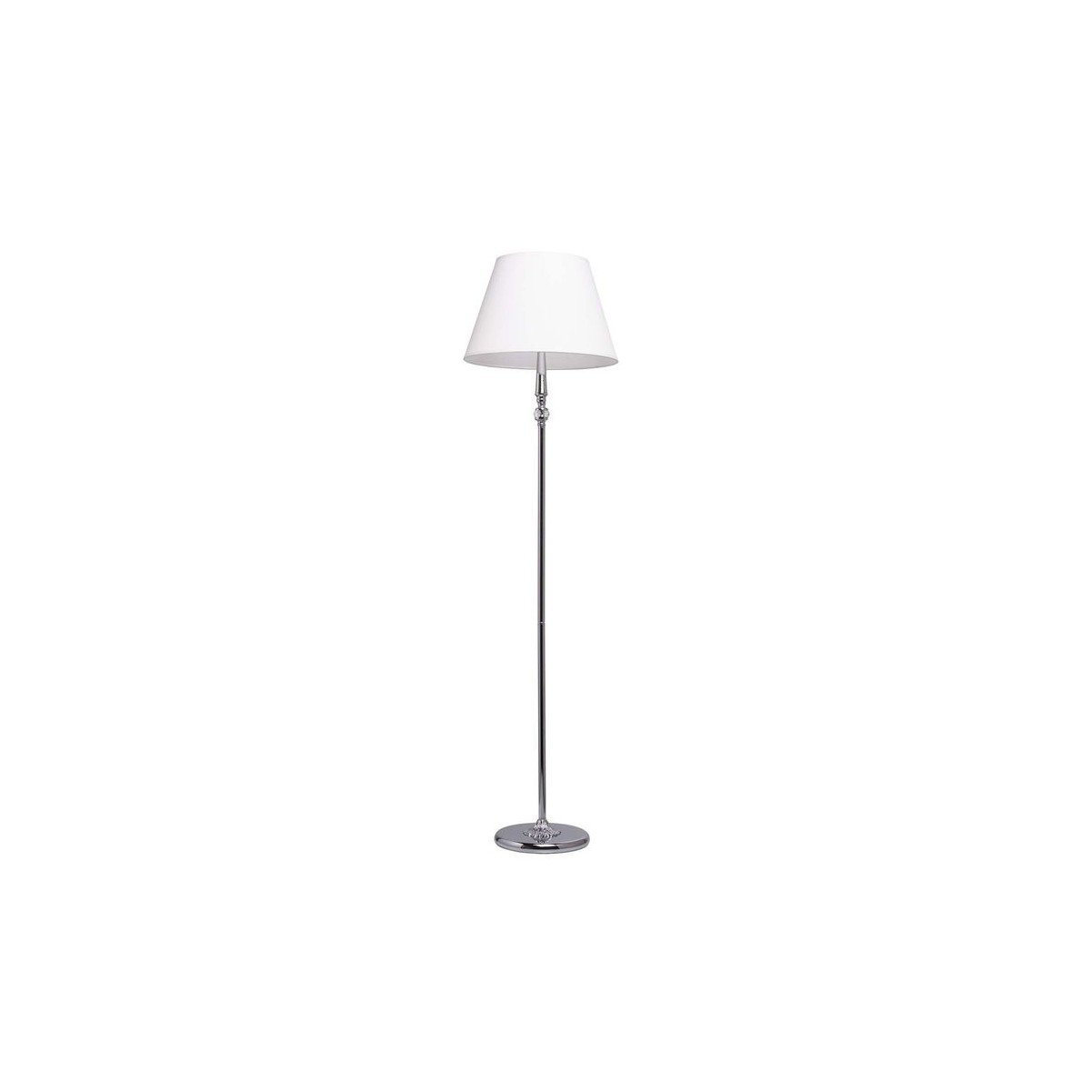 Lampadaire LONDON Chrome 1x100W, de marque IDEAL LUX | Boutica Design