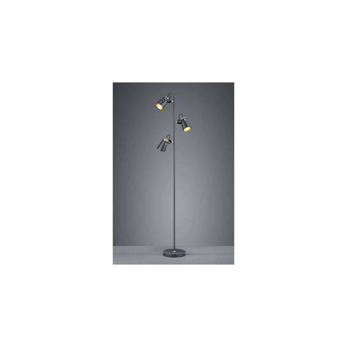 Lampadaire Rosita Blanc Argenté Rendl R12513 | Boutica Design