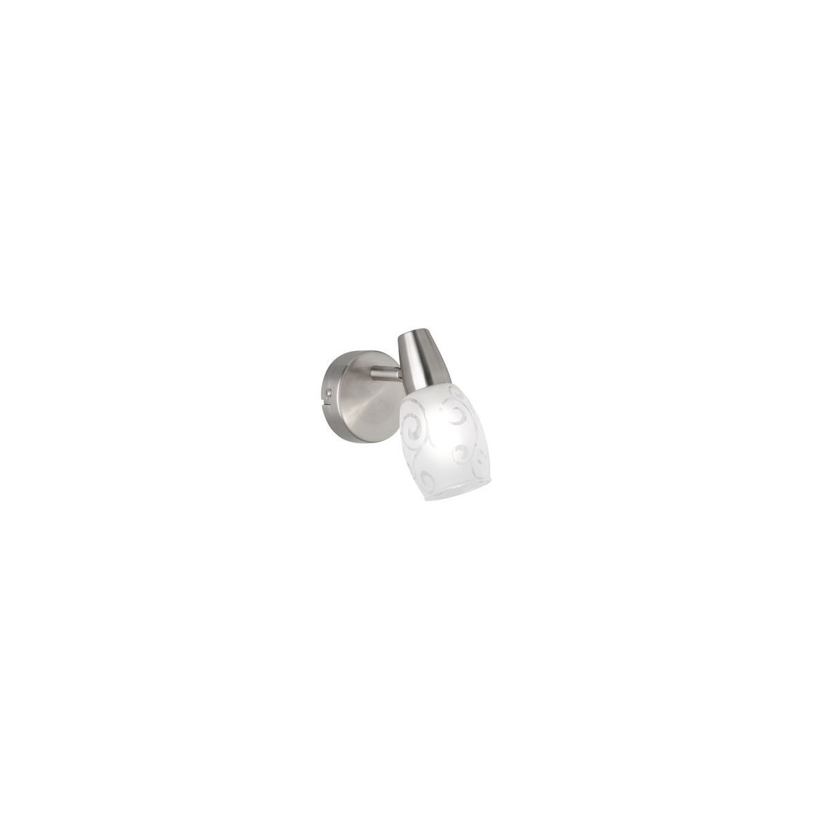 Applique Zara 1x60W Argent | Feiss