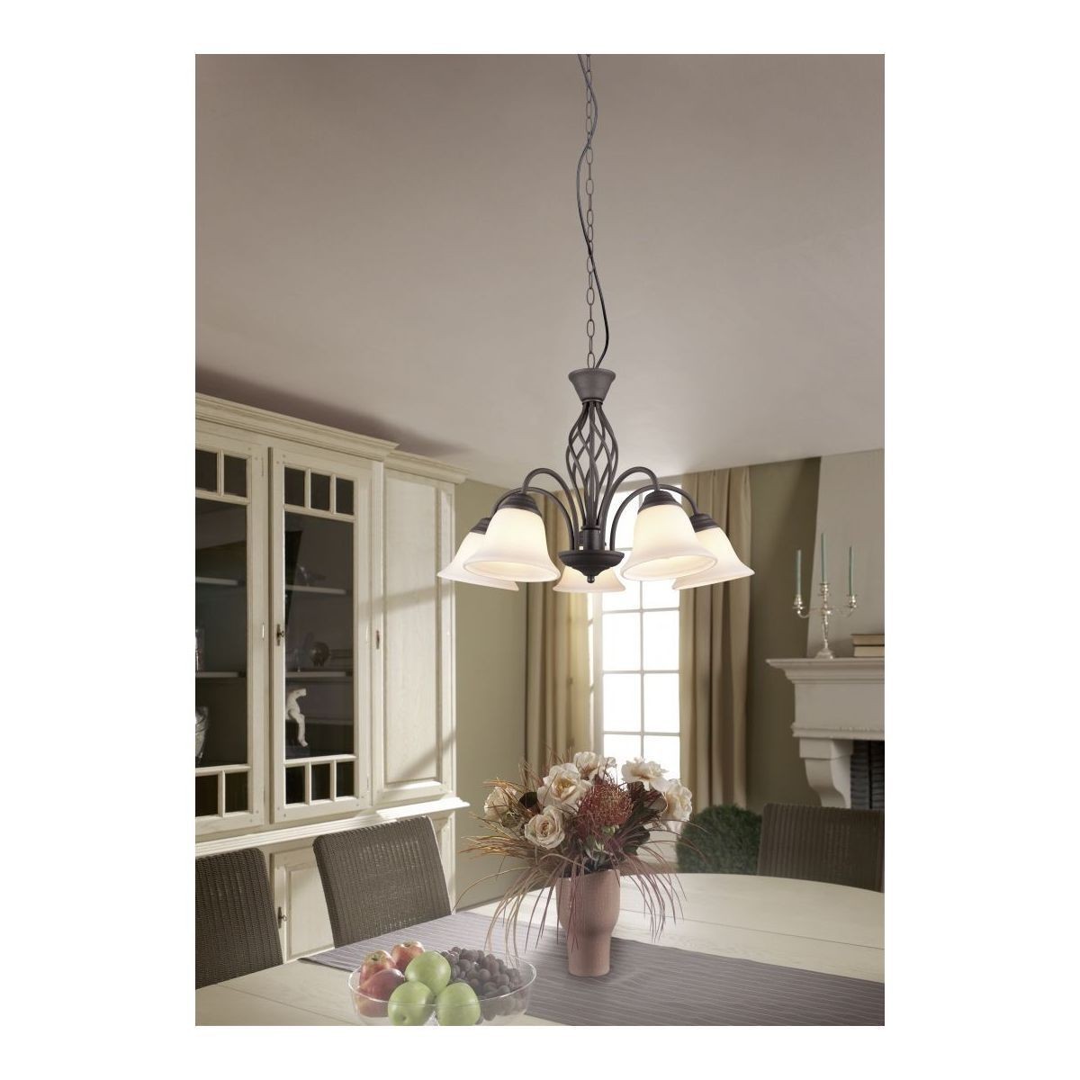 Lustre NAPOLEON SP18 Chromé 40W Ideal Lux 167268
