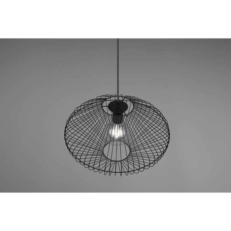 Suspension Cobain Noir mat 1x40W E27 Trio R30831032