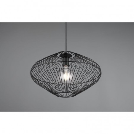 Suspension Cobain Noir mat 1x40W E27 Trio R30831032