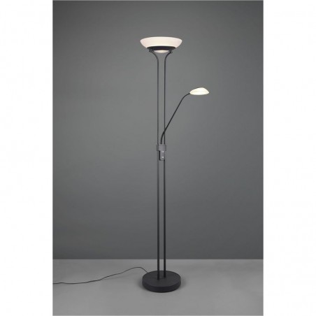 Lampadaire Orson Noir mat 1x27W SMD LED Trio R40073532