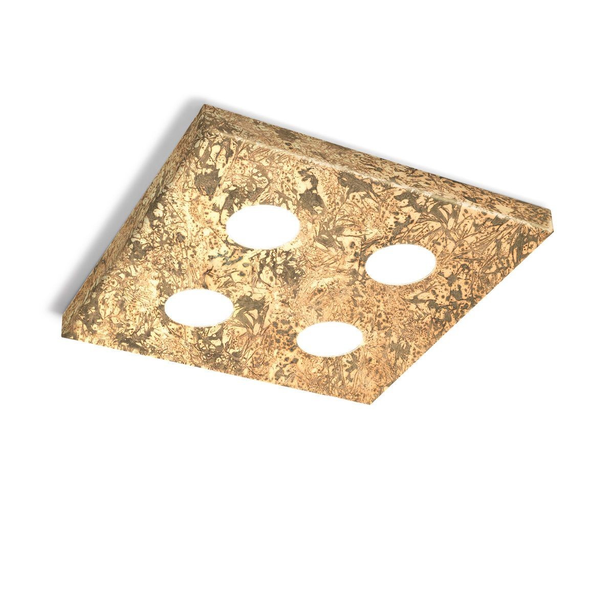 Plafonnier RENDE Sable Blanc GU10 10WH12,5 Nova Luce 820202