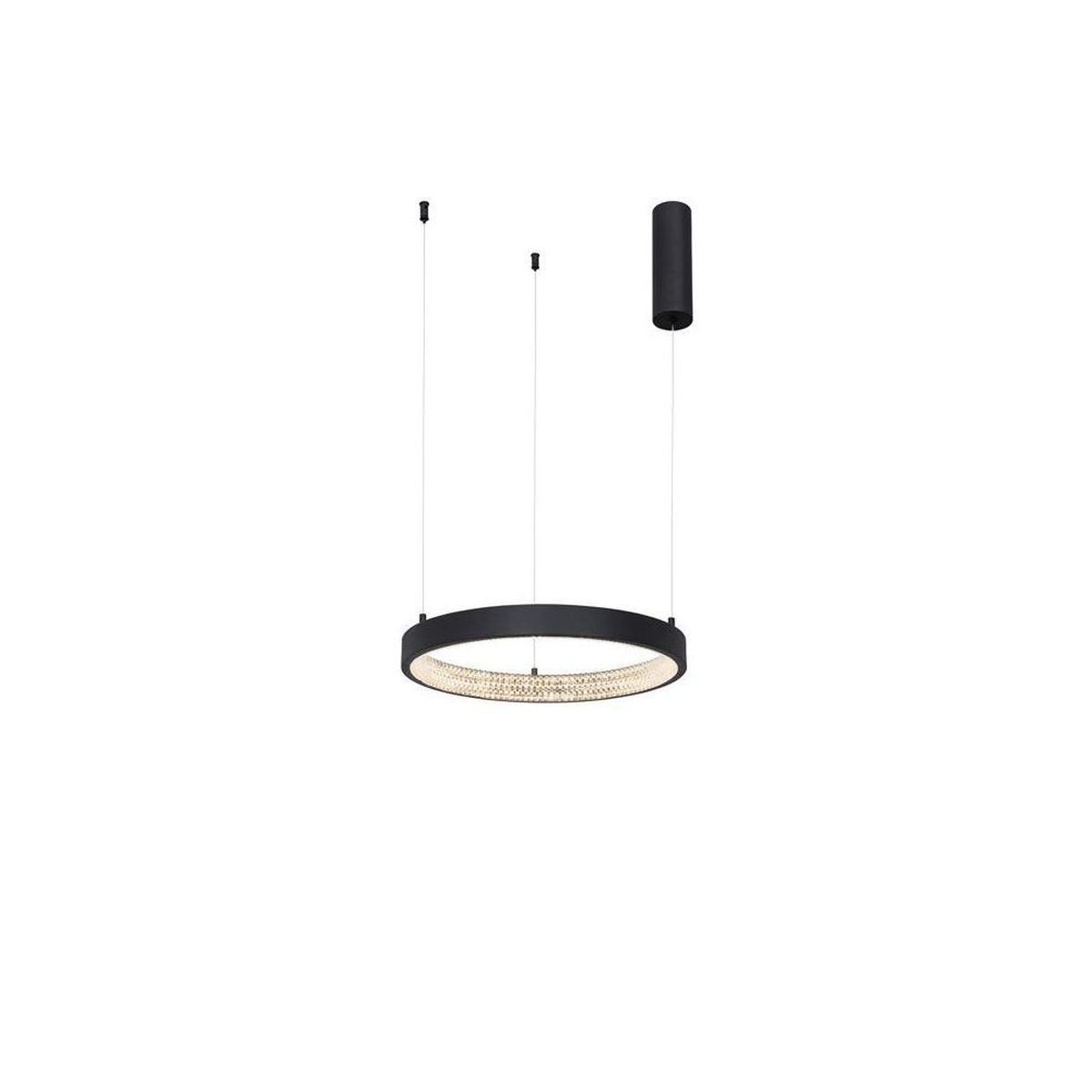Suspension PRESTON Sable Noir LED 25 W Nova Luce 9865140