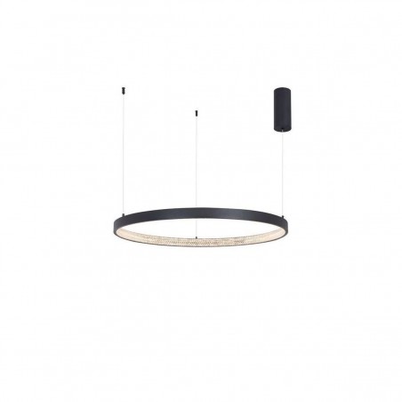 Suspension PRESTON Sable Noir LED 50 W Nova Luce 9865180