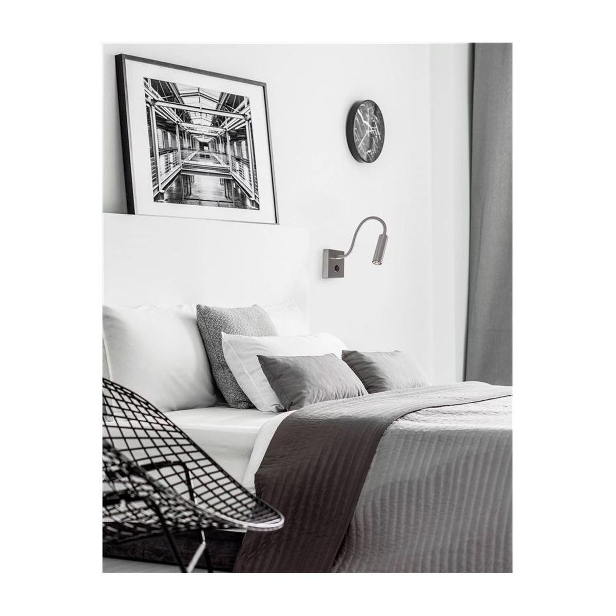 Applique Murale avec interrupteur Academy SMD LED 4W 3000K 350lm IP20 ...