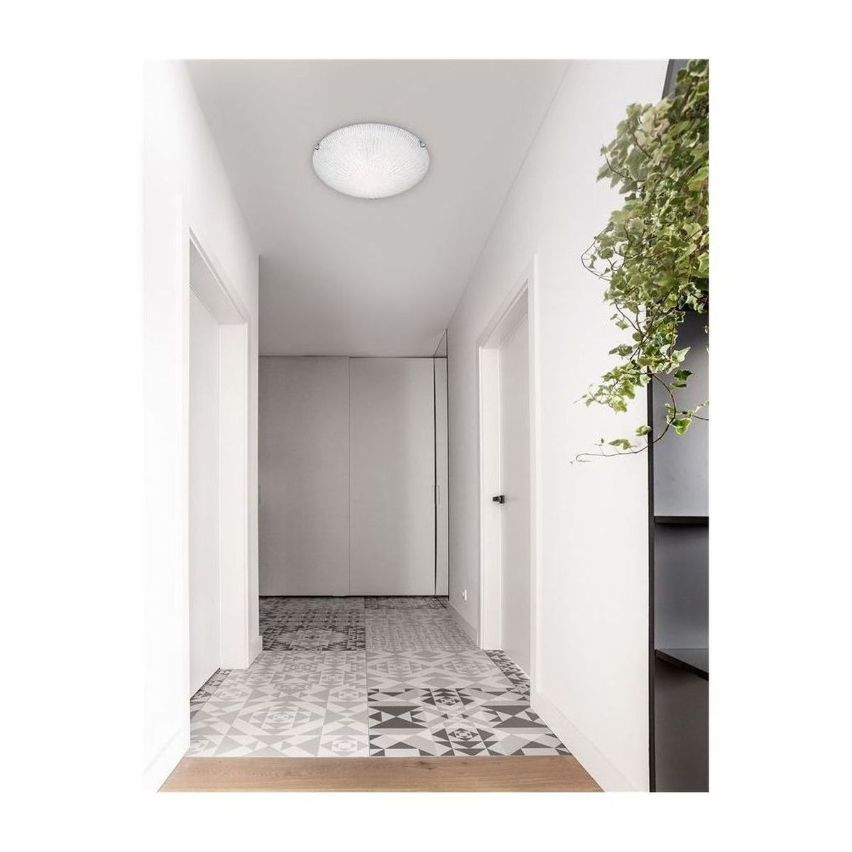 Plafonnier SHELL Blanc LED E27 3x12WH8 Nova Luce 702202