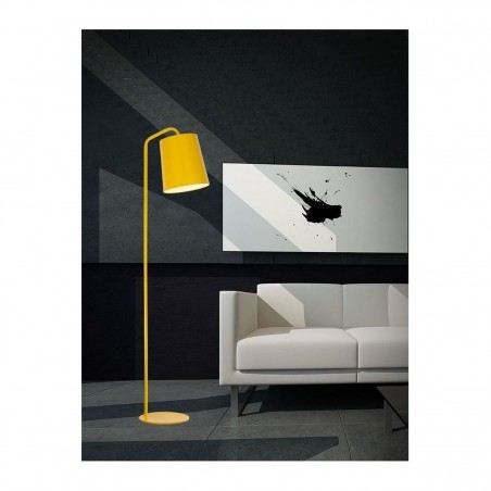 Lampadaire STABILE Jaune Mat LED E27 1x12W Nova Luce 549601