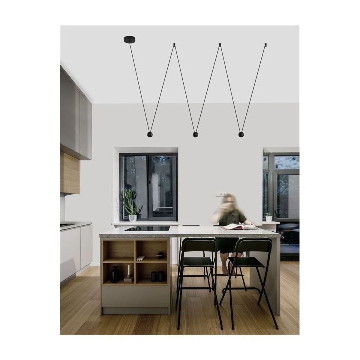 Suspension déportée : luminaire d'éclairage innovant | Boutica Design