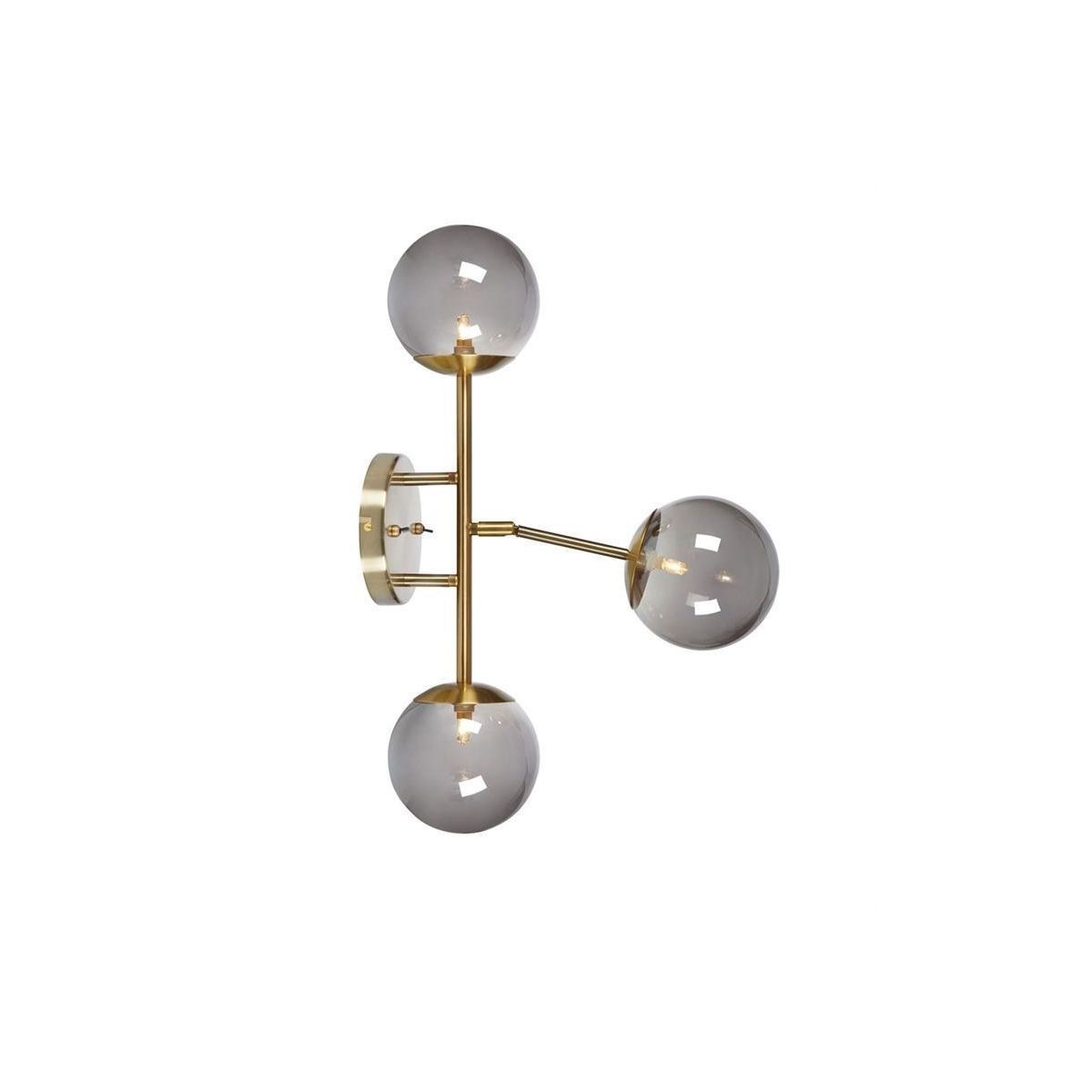 Applique Murale Trinity 3x20W G9 Laiton Fumé 108253