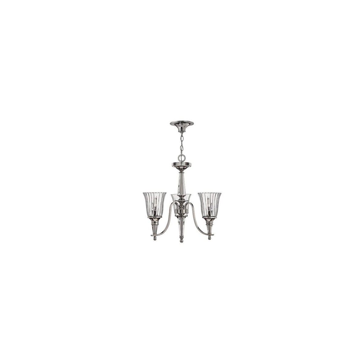 Lustre Aveline 8x60W Argent | Feiss