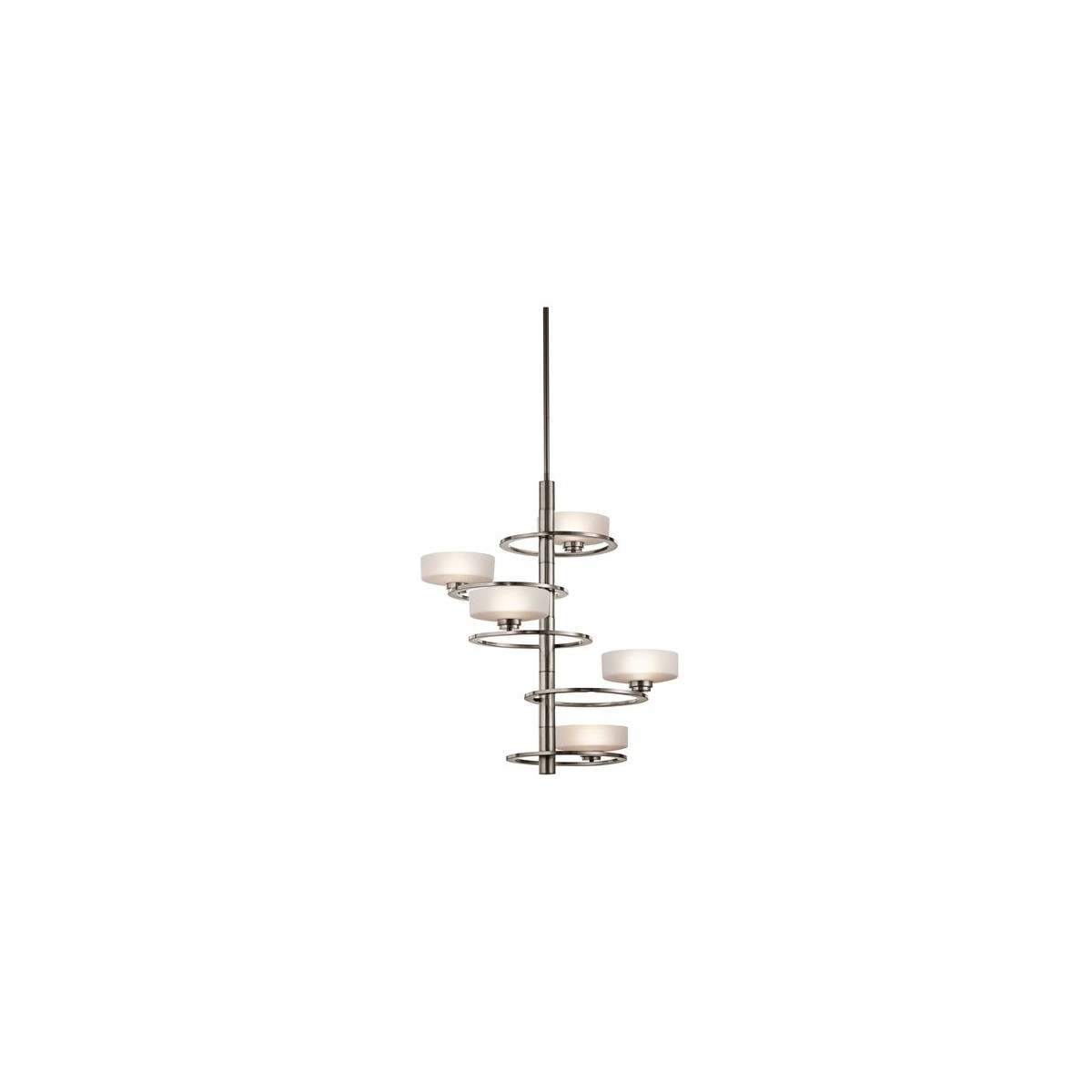Lustre Haut de Gamme Or 6x60W E14 Flambeau