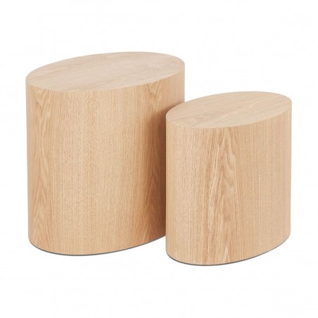 Table Basse Gigogne Taruco Bois Naturel | Boutica Design