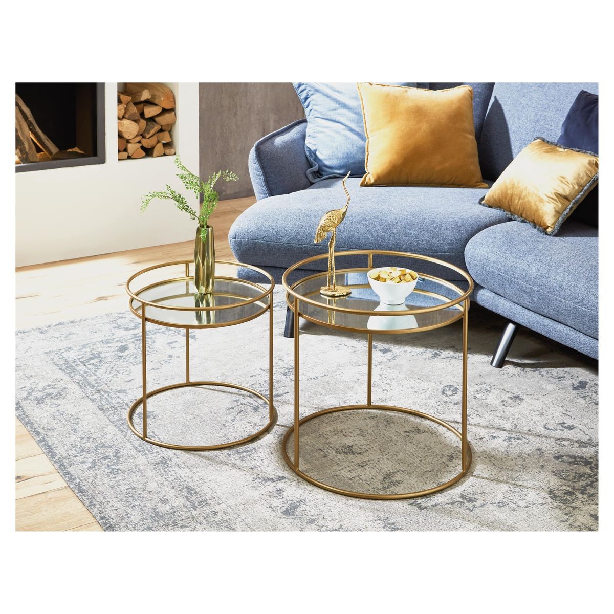 Table Basse Gigogne Ronde Iggy Transparent | Boutica Design
