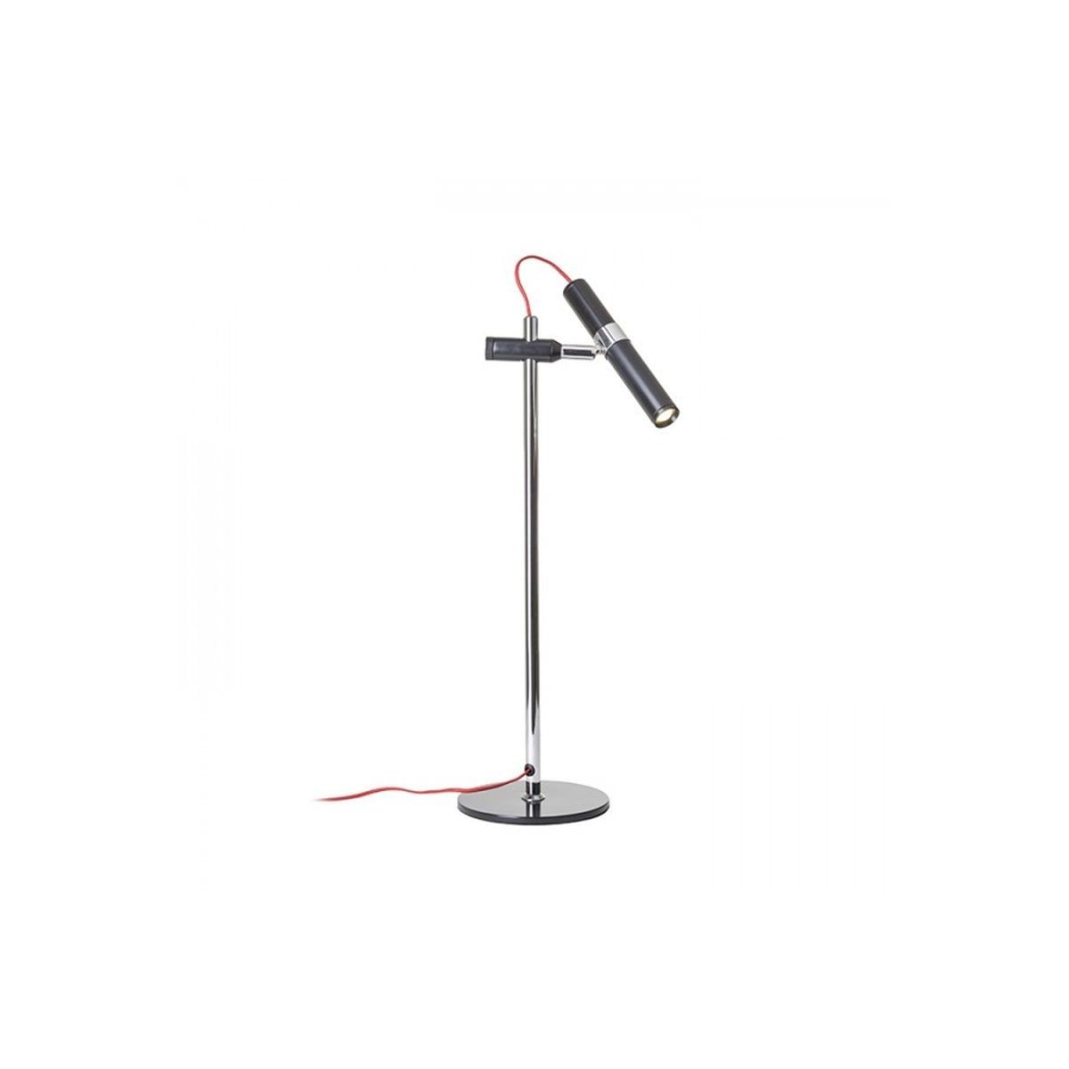 Lampe Viper Noir Chromé Rendl R12462 | Boutica Design