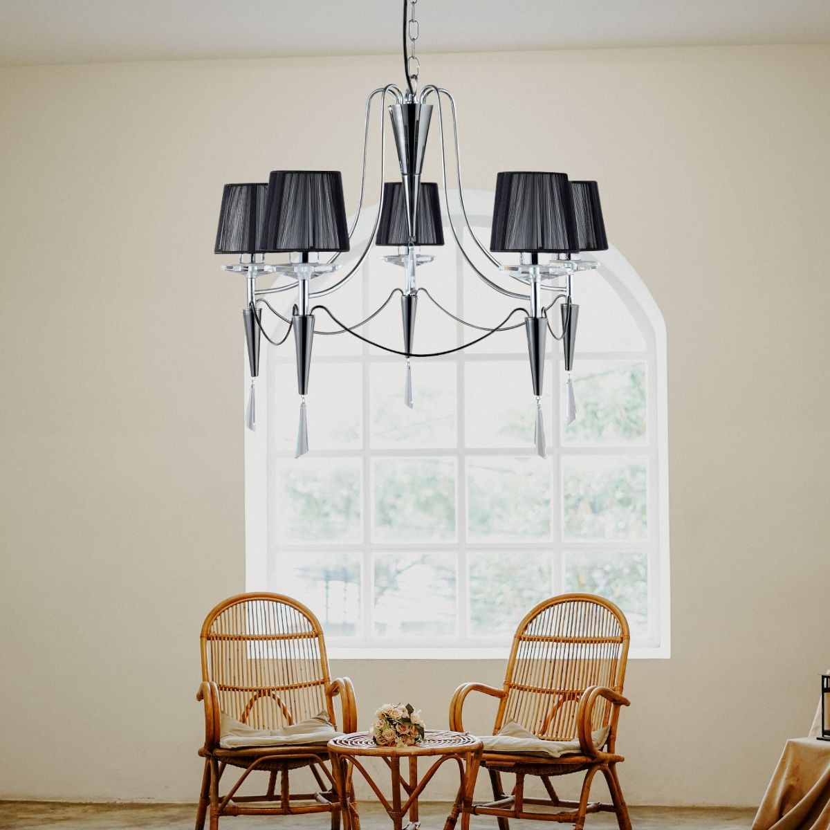 Lustre NAPOLEON SP18 Chromé 40W Ideal Lux 167268