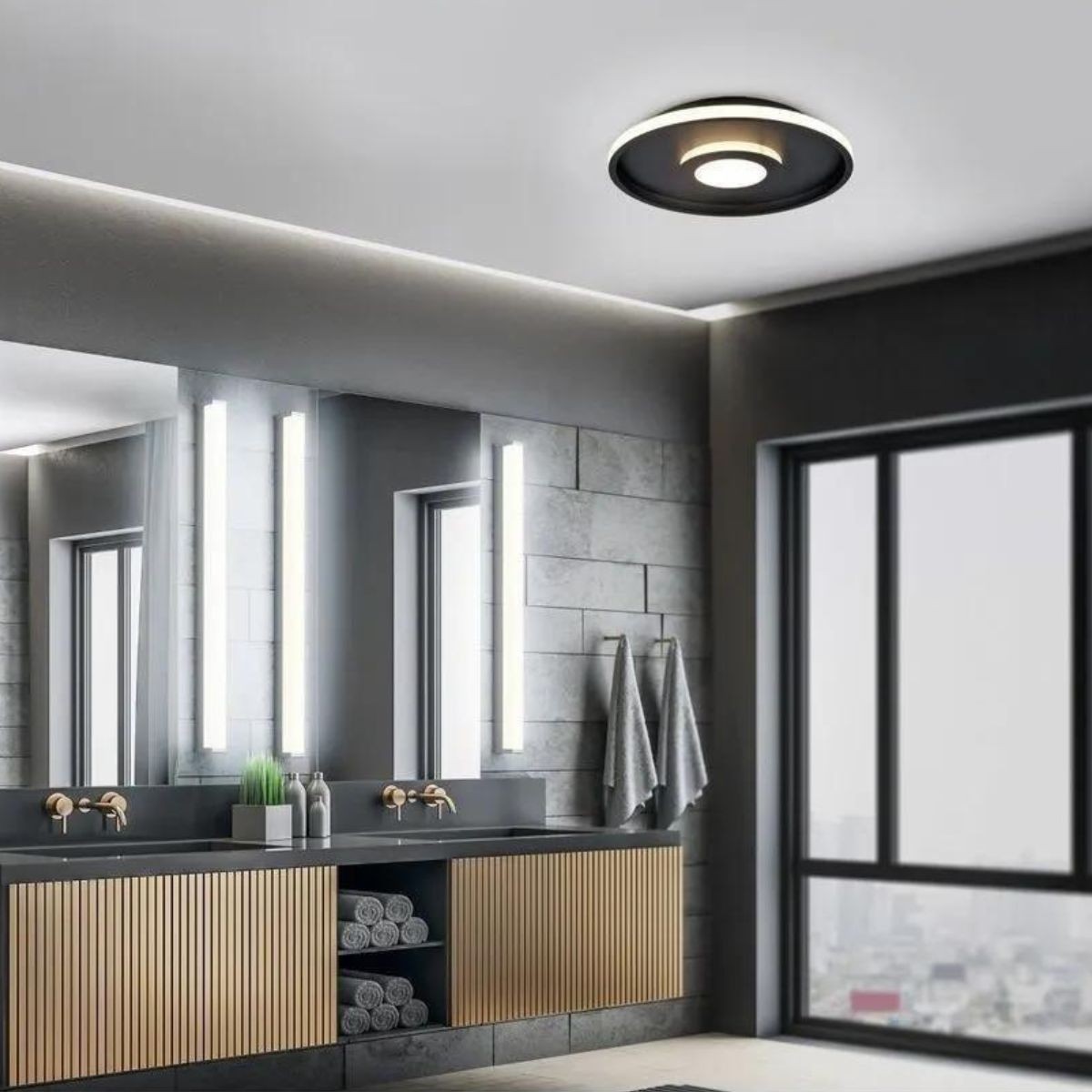 Plafonnier Salle De Bain Industriel