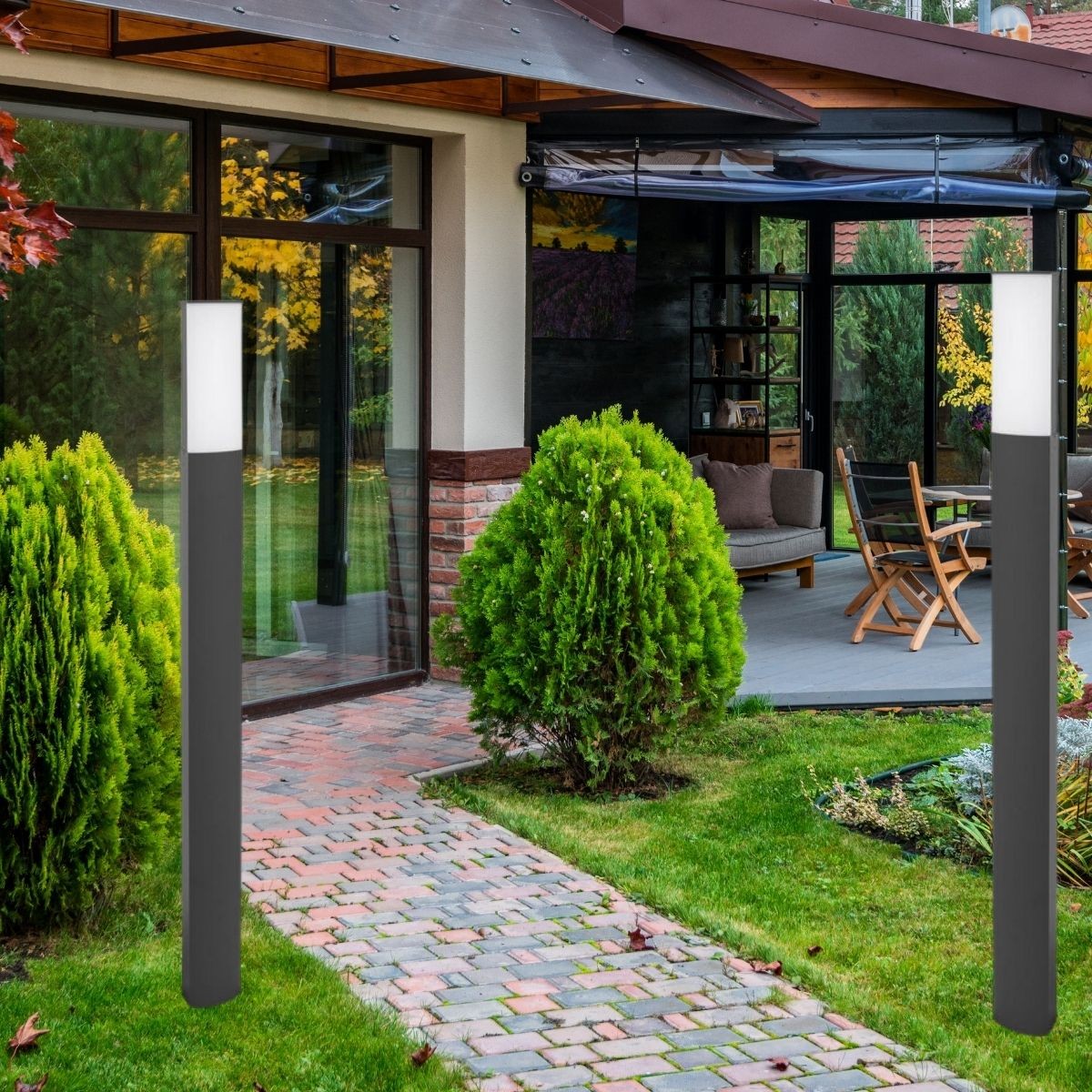 Lampadaire Extérieur ASKER Graphite 18W -Eage Norlys 1360GR