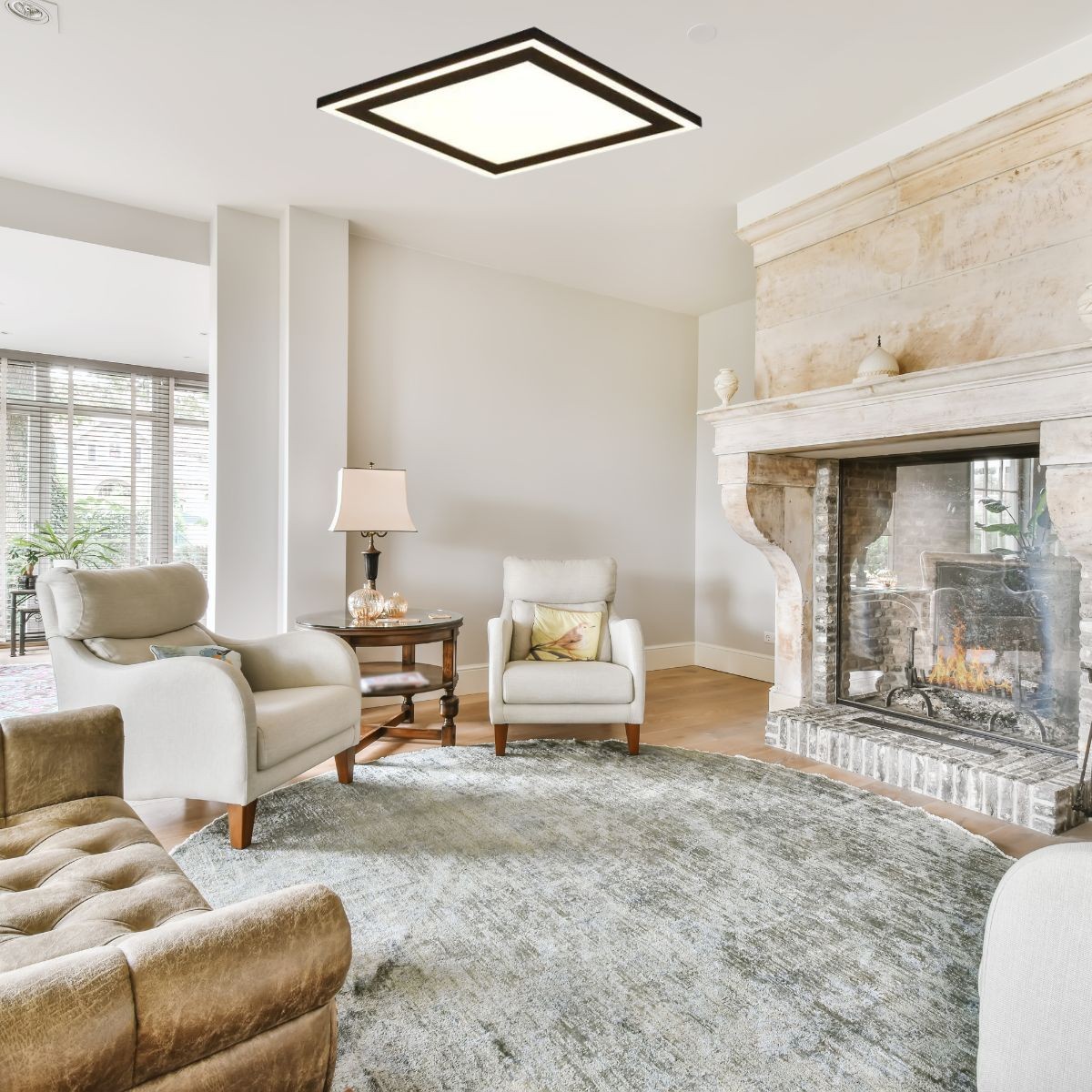 Plafonnier SHELL Blanc LED E27 3x12WH8 Nova Luce 702202