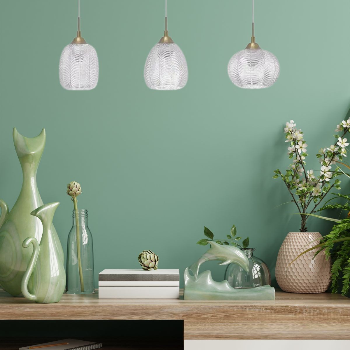 Suspension PRESTON Sable Noir LED 25 W Nova Luce 9865140