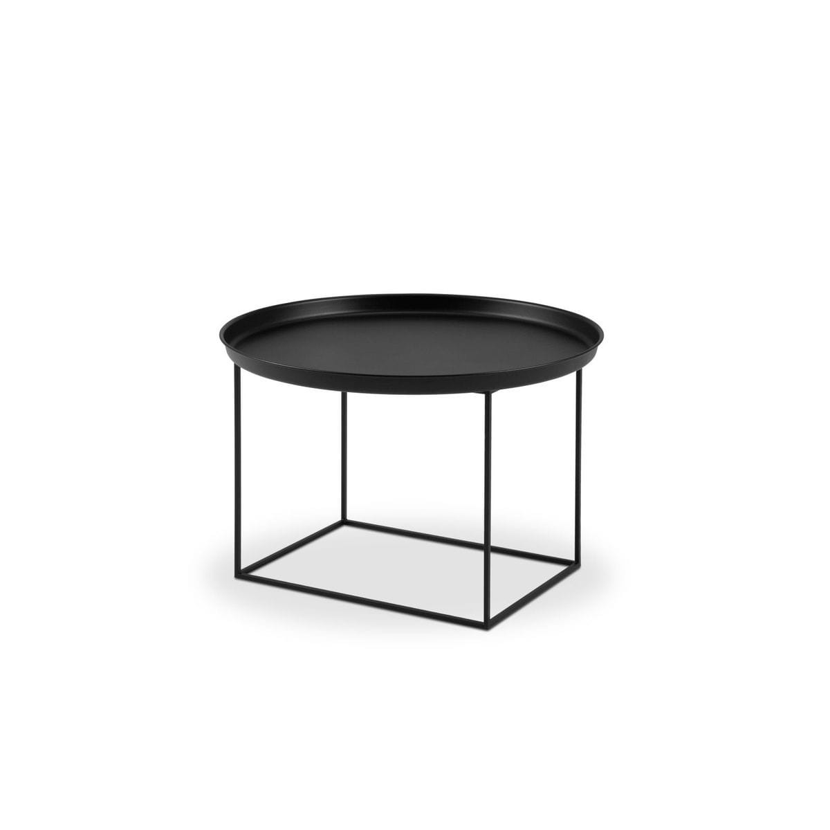 Table Basse Ronde Espejo Mini Noir | Boutica Design