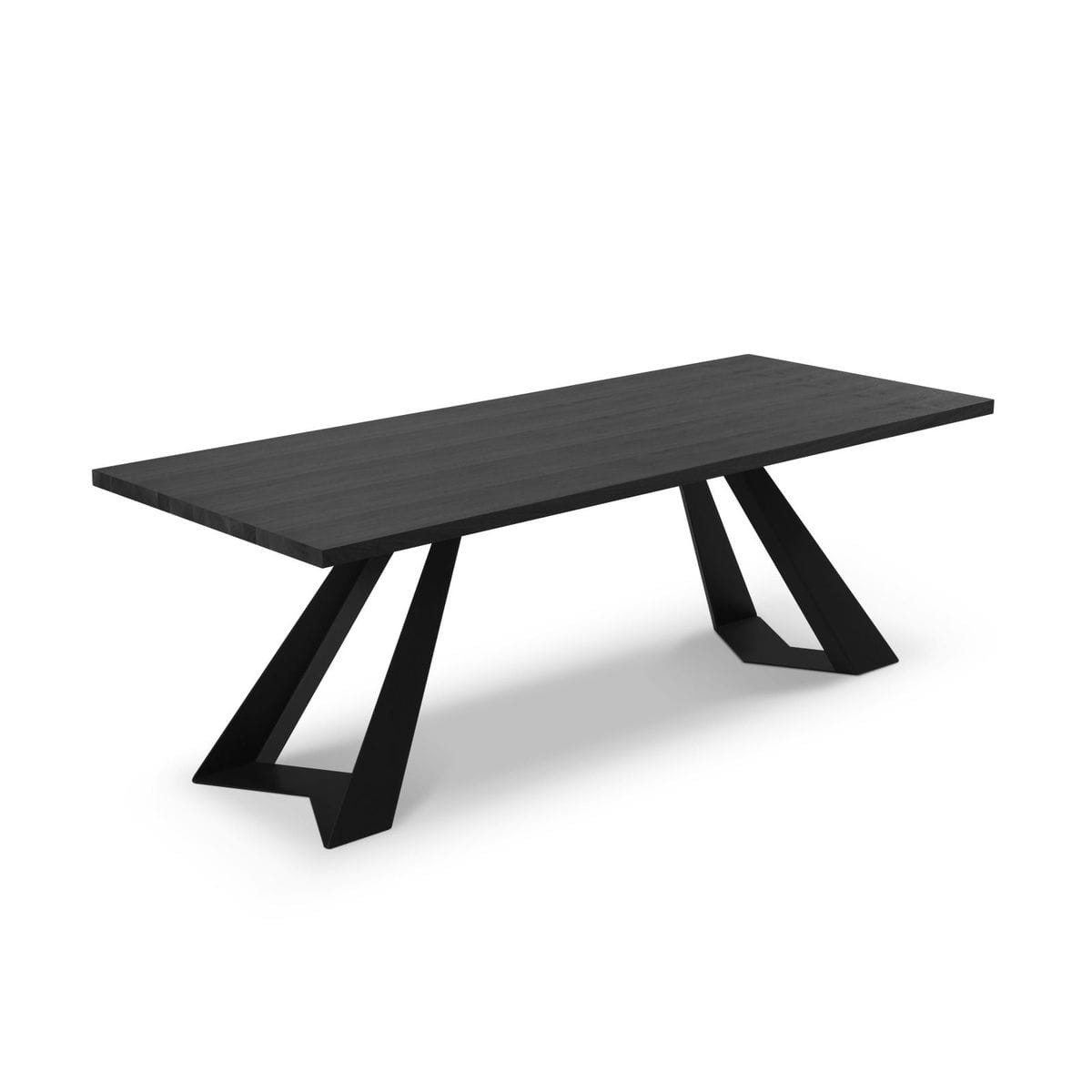 Table à manger Flore Naturel Noir | Boutica Design