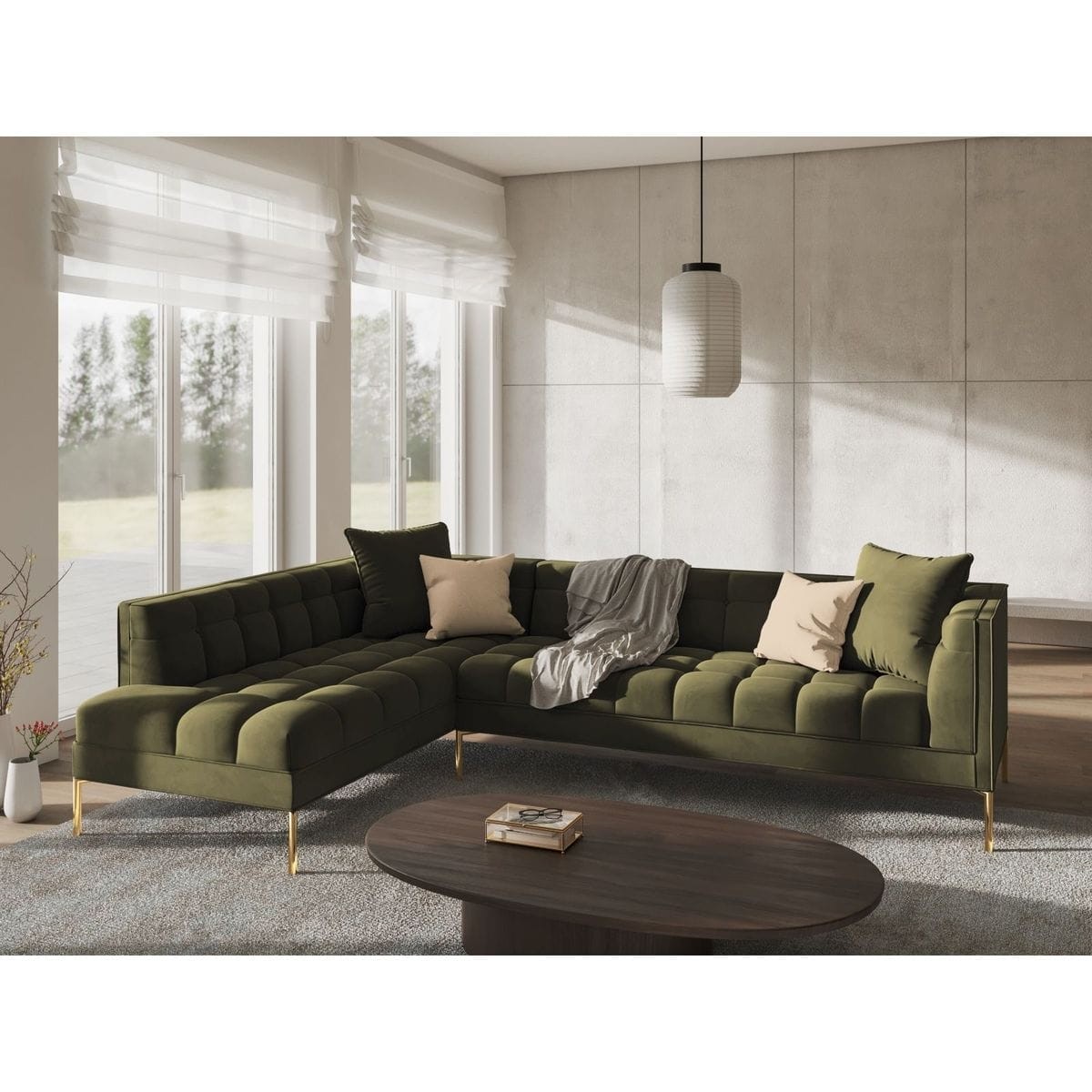 Pouf Ruby Gris Foncé MIC_POUF_44_F1_RUBY7 | Boutica Design