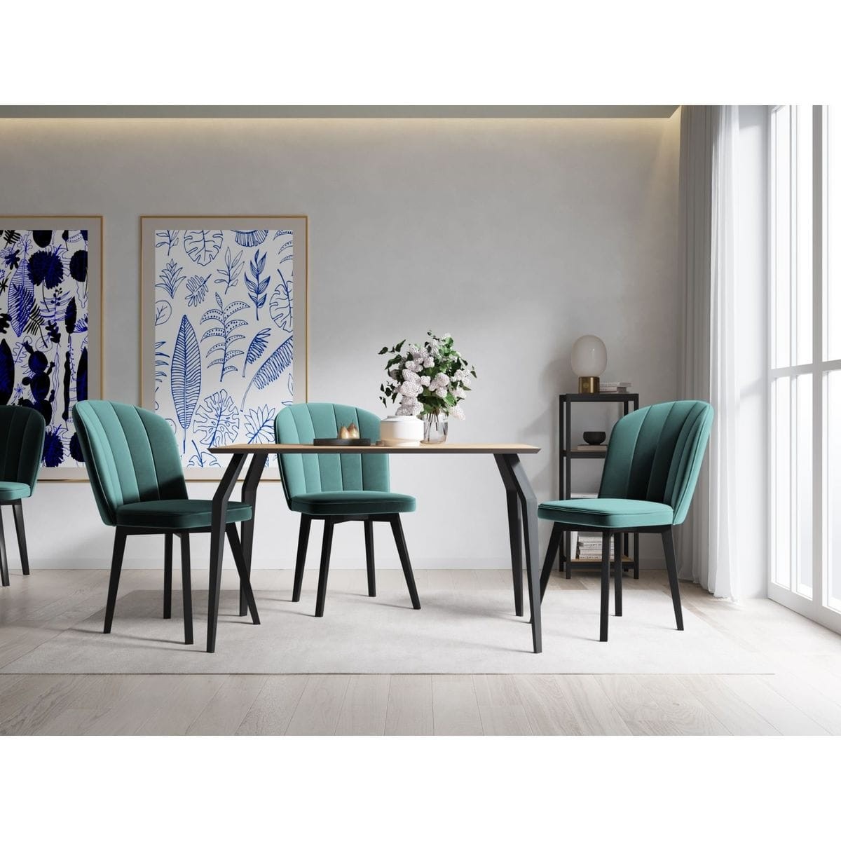 Chaise Bee Bleu Blanc | Boutica Design