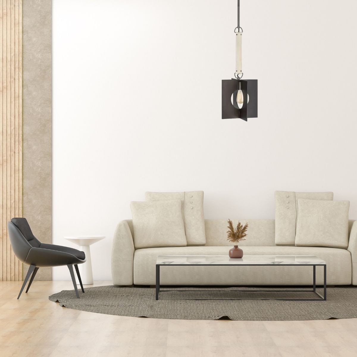 Suspension SORANA 1x40W Bleu Turquoise Brilliant 99234/73