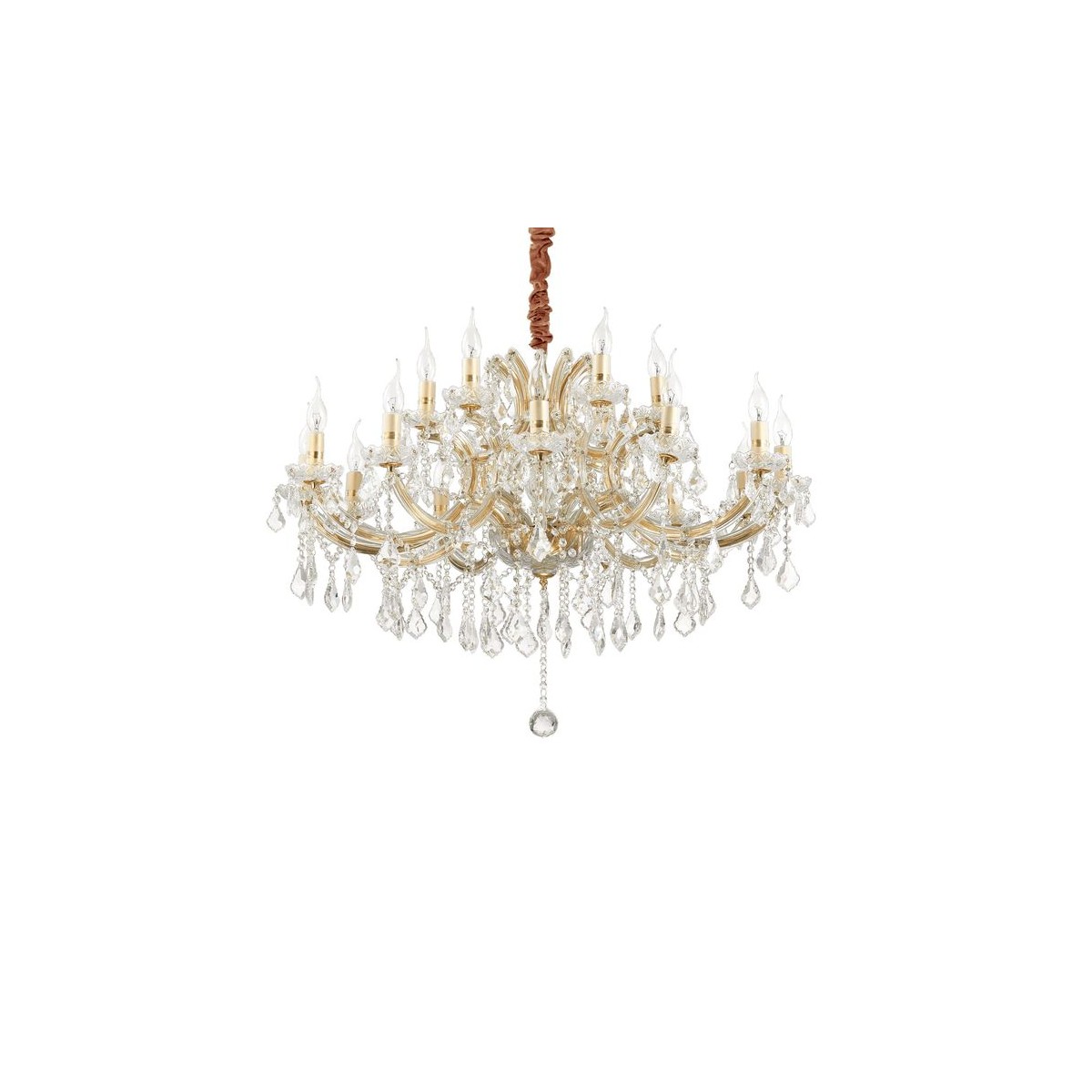 Lustre Baroque COLOSSAL Gris 8x40W Ideal Lux