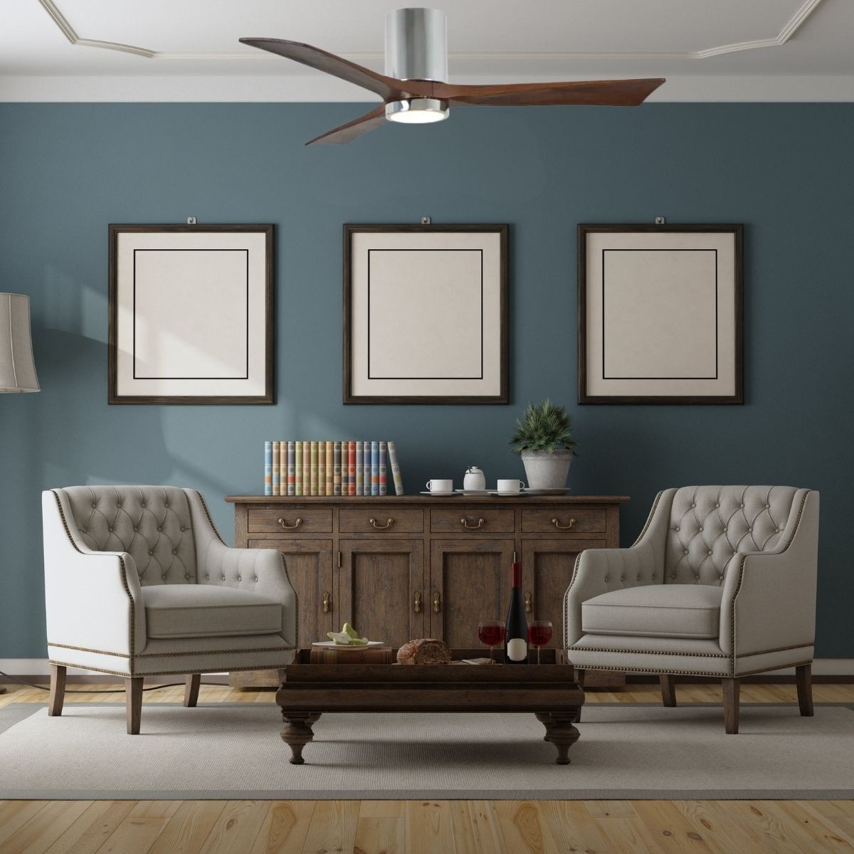 Ventilateur luminaire de plafond Attos 213cm FARO | Boutica Design